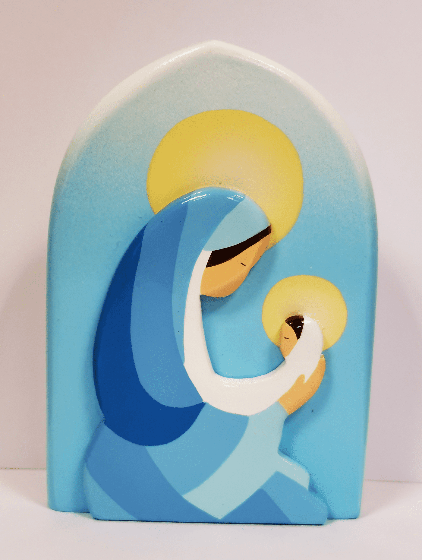 Our Lady & Jesus Small Wooden Plaque | Knock Shrine