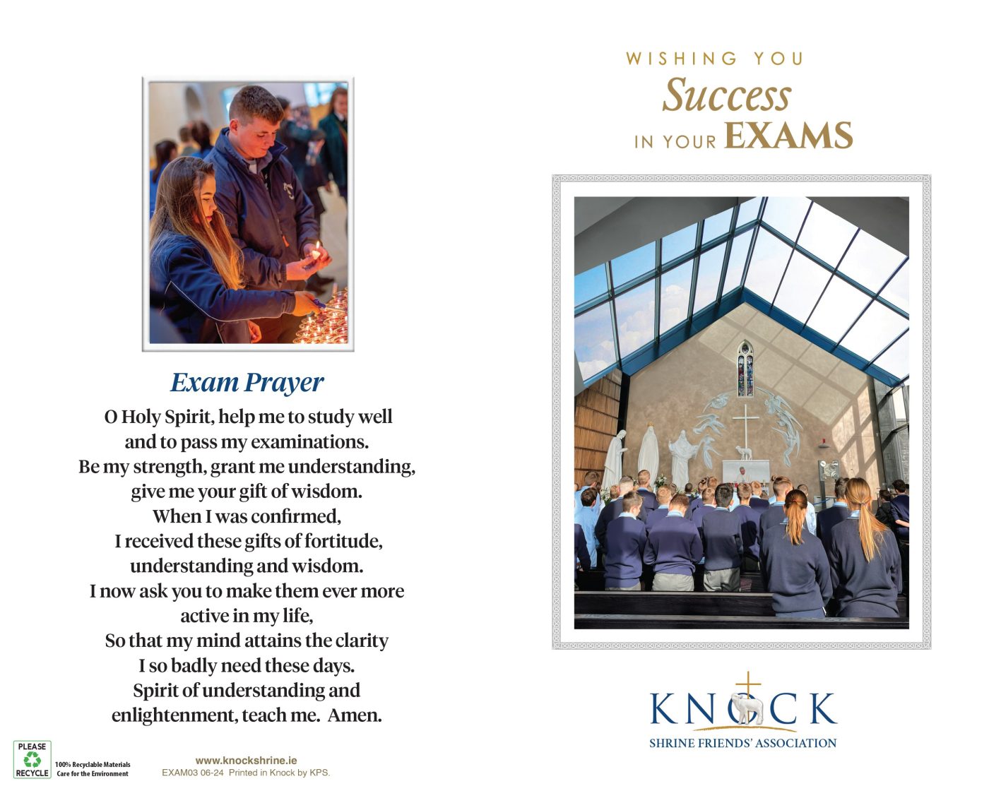 Wishing You Success in Your Exams | Knock Shrine